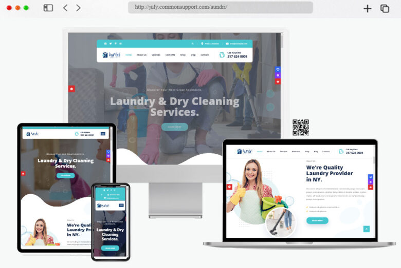 10+ Best Laundry Service WordPress Themes 2025 - freshDesignweb