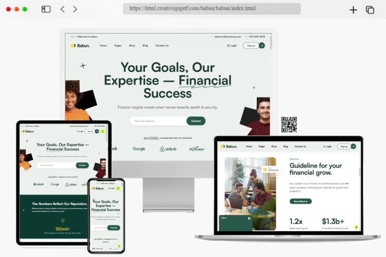 36 Best Financial Website Templates Free & Premium - freshDesignweb
