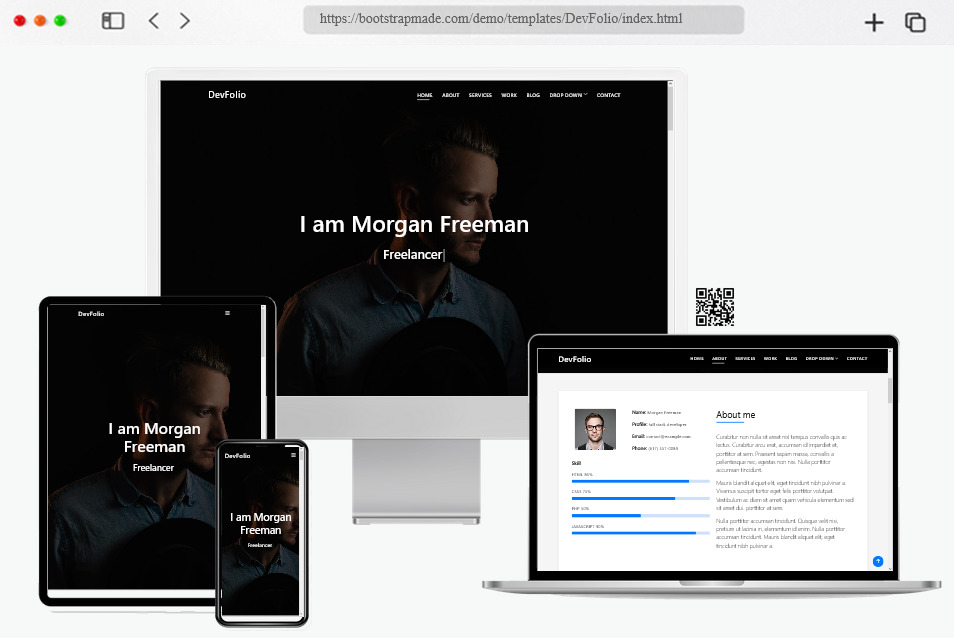 40+ Best Portfolio Website Templates Free & Premium - freshDesignweb