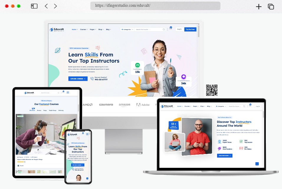 13 Best Online Courses WordPress Themes 2024 - freshDesignweb