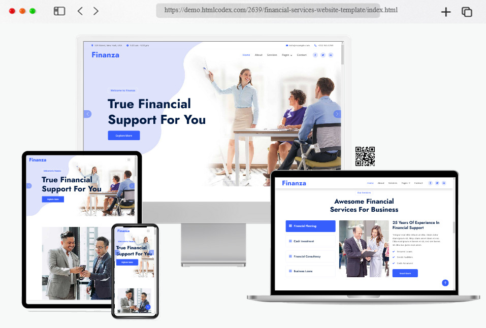 36 Best Financial Website Templates Free & Premium - freshDesignweb