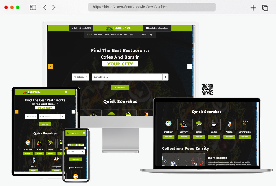 53 Best Cafe & Restaurant Website Templates Free and Premium ...