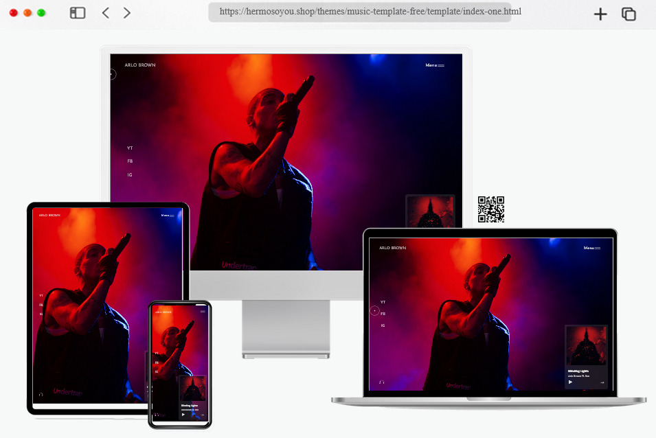 25 Best Music Website Templates Free & Premium - freshDesignweb