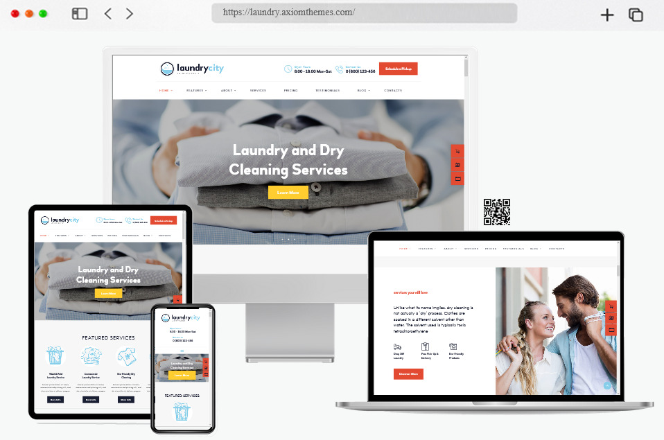10+ Best Laundry Service WordPress Themes 2025 - freshDesignweb