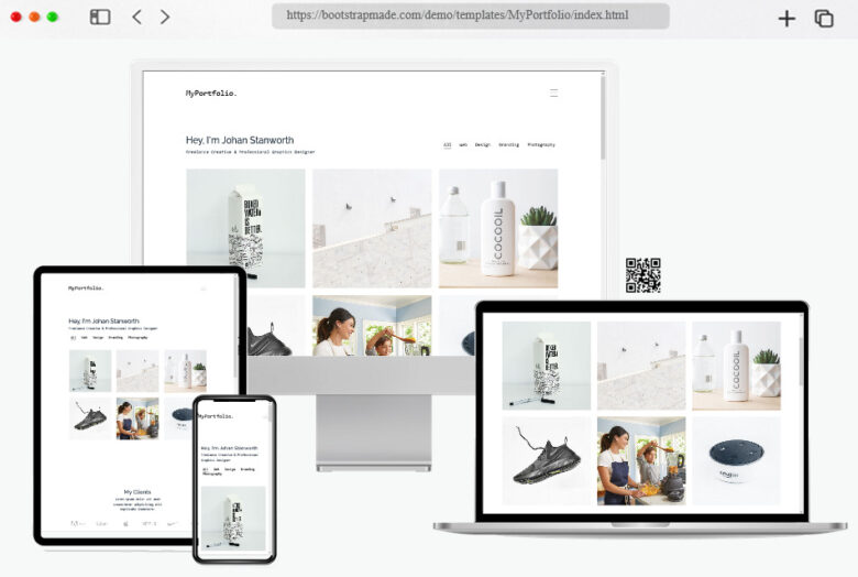 40+ Best Portfolio Website Templates Free & Premium - freshDesignweb