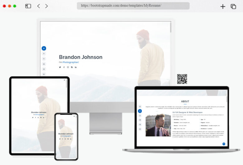 50 fresh Personal Website Templates 2024 – freshDesignweb