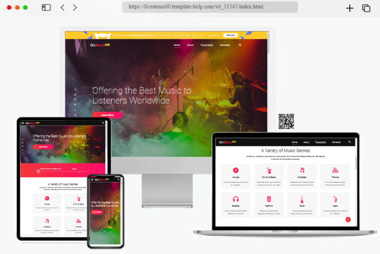 25 Best Music Website Templates Free & Premium - freshDesignweb