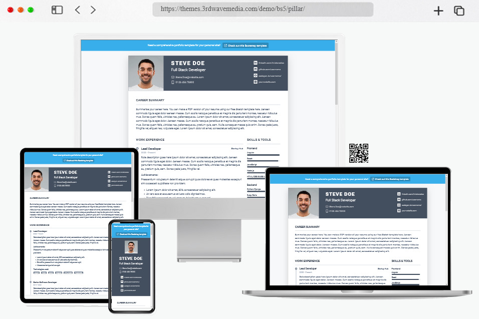 50 fresh Personal Website Templates 2024 – freshDesignweb