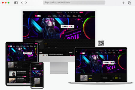 25 Best Music Website Templates Free & Premium - freshDesignweb