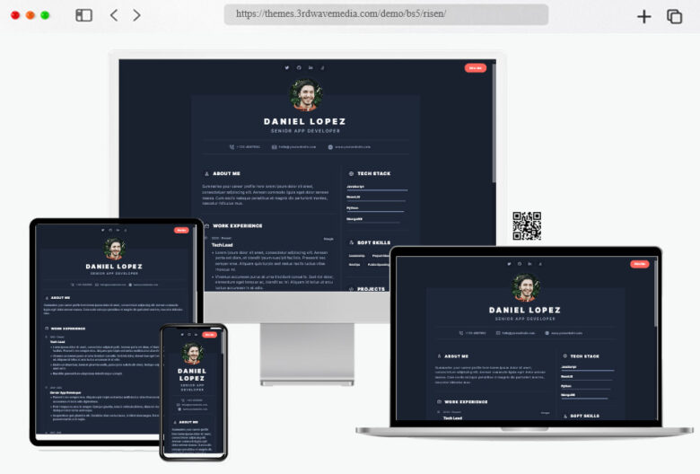 50 fresh Personal Website Templates 2024 – freshDesignweb