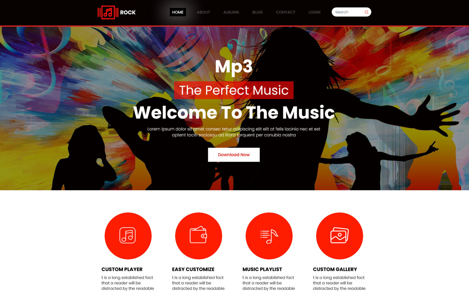 25 Best Music Website Templates Free & Premium - freshDesignweb