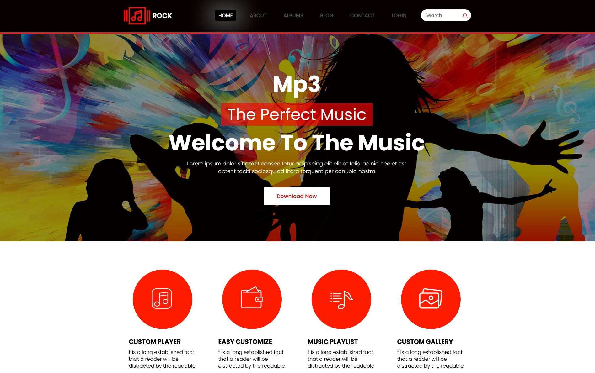 25 Best Music Website Templates Free & Premium - freshDesignweb