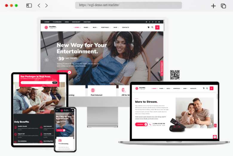 12 Best TV & Internet Provider WordPress Themes 2024 – freshDesignweb