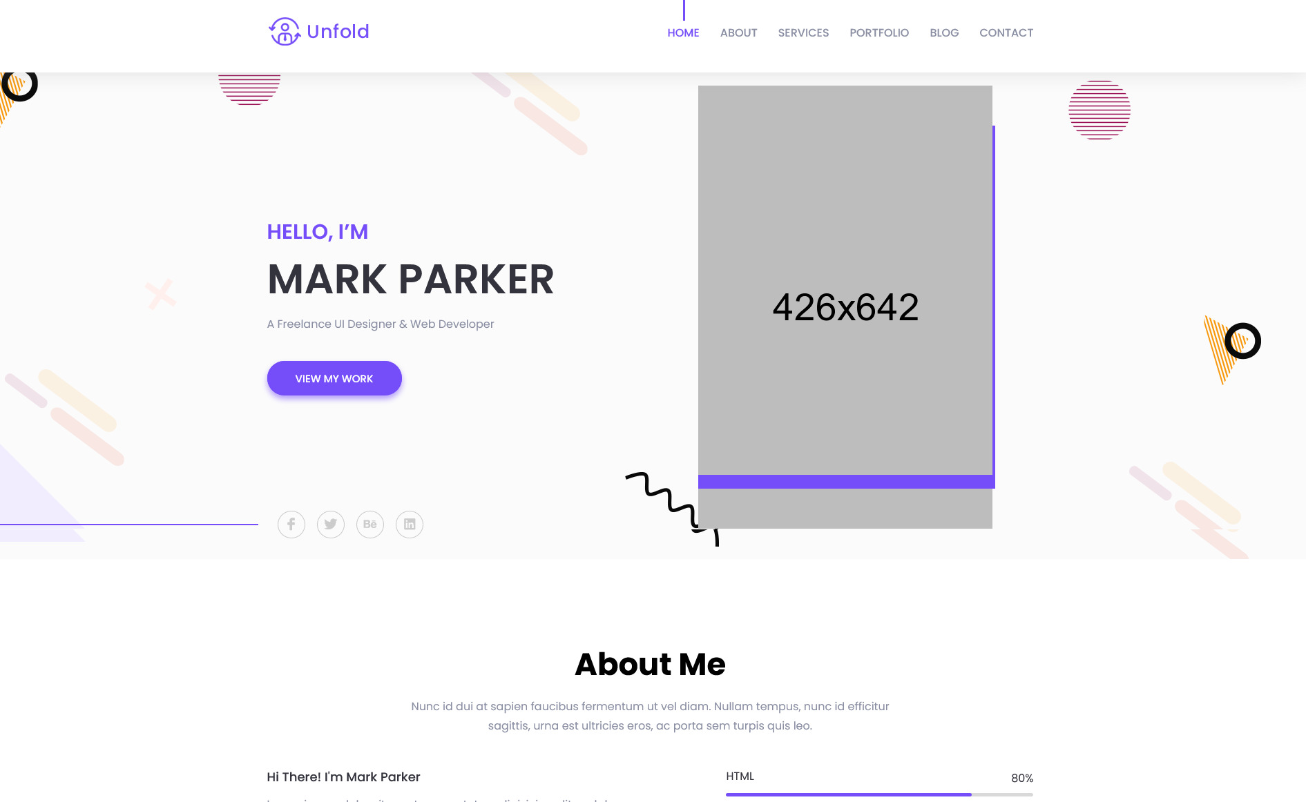 50 fresh Personal Website Templates 2024 – freshDesignweb