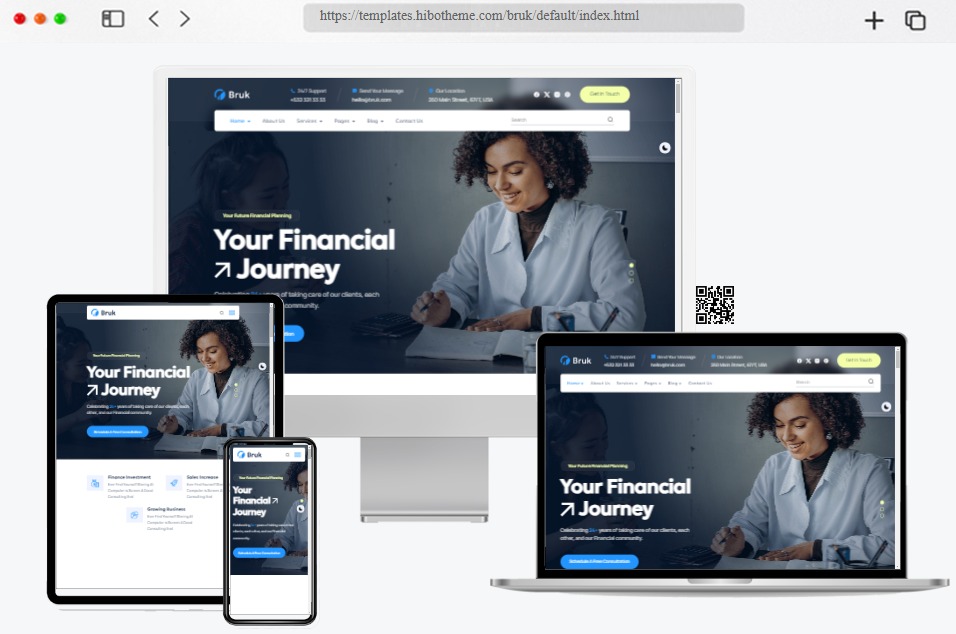 36 Best Financial Website Templates Free & Premium - freshDesignweb