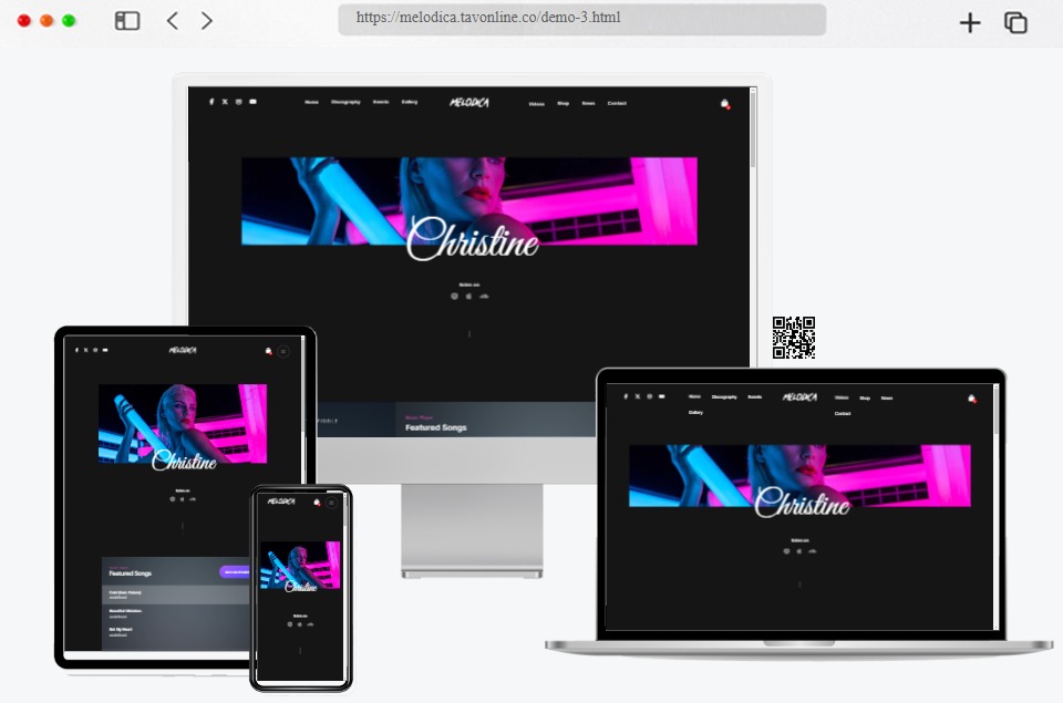 25 Best Music Website Templates Free & Premium - freshDesignweb