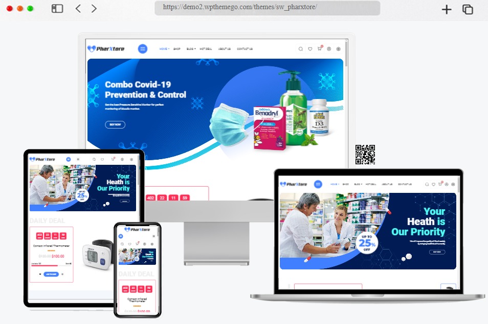15+ Best Medicine Pharmacy WordPress Themes 2025 - freshDesignweb