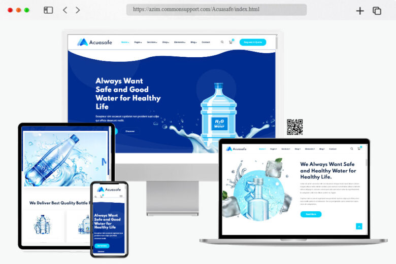 5 Best Drinking Water Website Templates 2024 – freshDesignweb