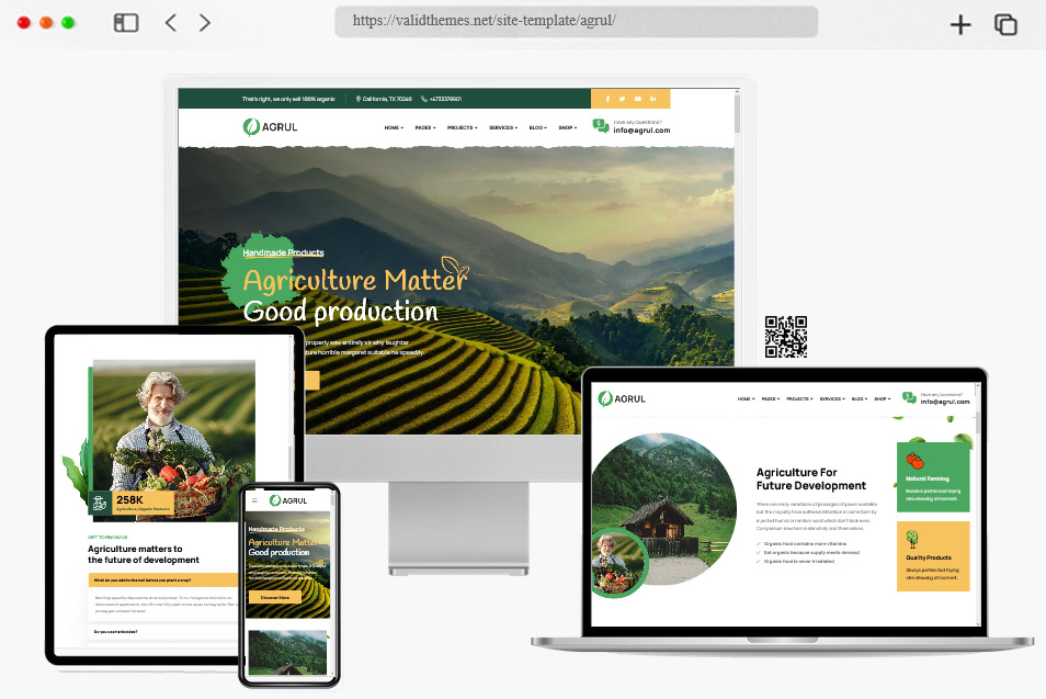 20+ Best Farm & Agriculture Website Templates for 2025 - freshDesignweb
