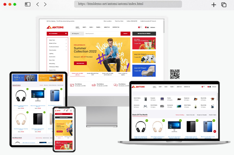 Top 10 eCommerce Website Templates for Electronics in 2025 - freshDesignweb