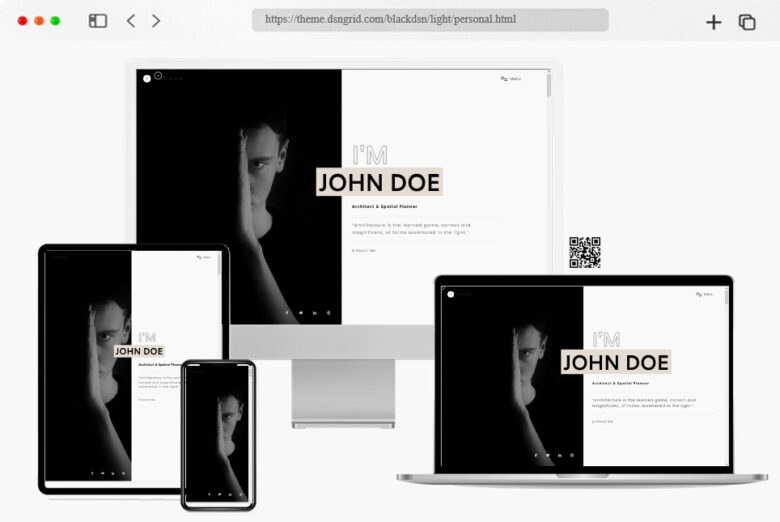 40+ Best Portfolio Website Templates Free & Premium - freshDesignweb
