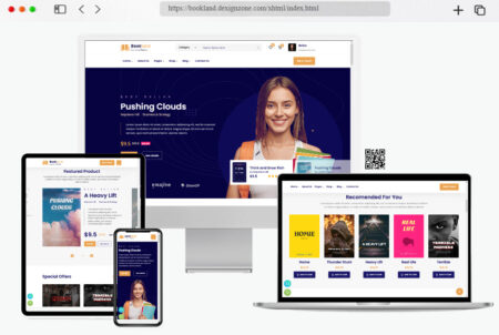8 Best Book Website Templates for Author & Bookstore - freshDesignweb
