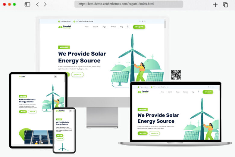 Top Wind & Solar Energy Website Templates for 2024 - freshDesignweb