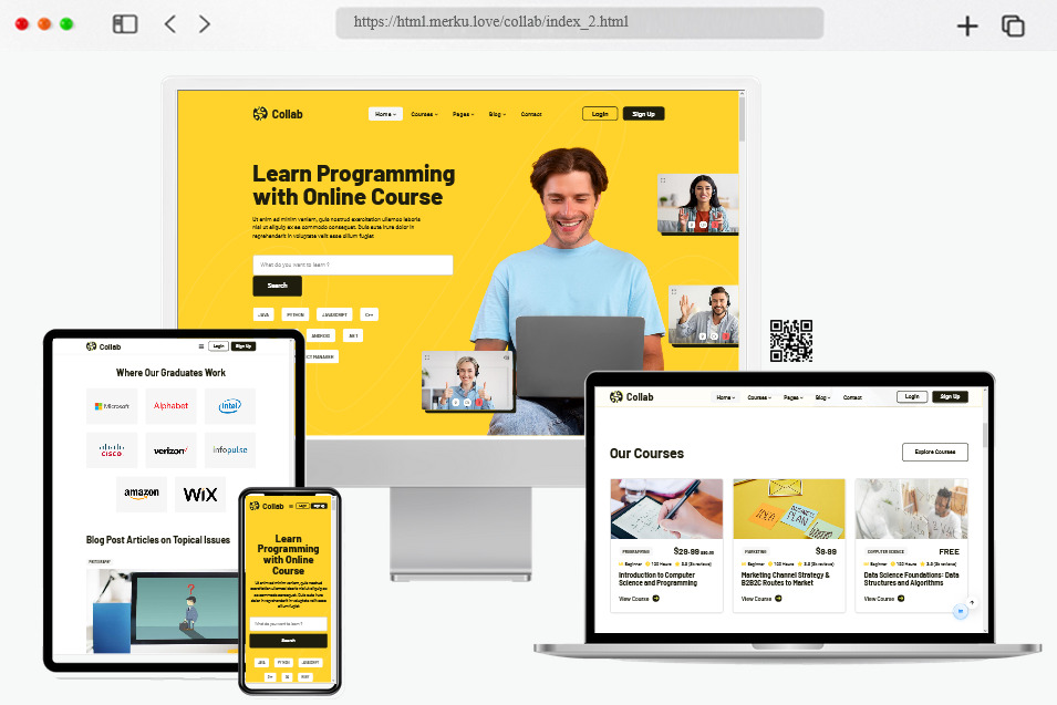 30+ Best Online Courses Website Templates for 2025 - freshDesignweb
