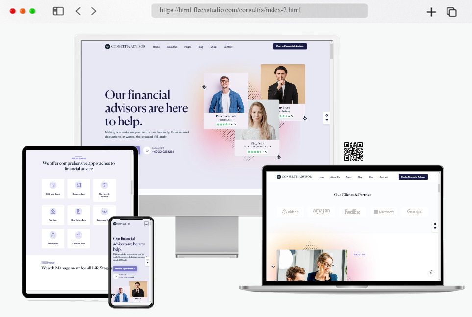 36 Best Financial Website Templates Free & Premium - freshDesignweb