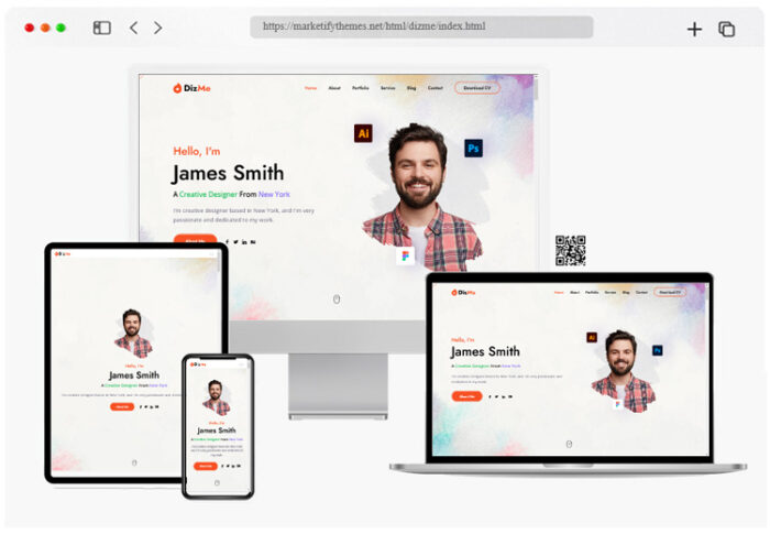10+ Best HTML Resume Website Templates 2024 - freshDesignweb