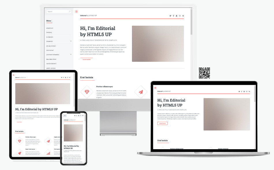 40 Best Free HTML5 Templates for Professional Websites - freshDesignweb