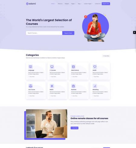 41 Best Education Website Templates Free & Premium - freshDesignweb