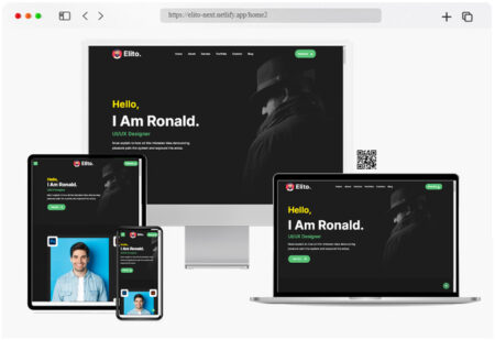 40+ Best Portfolio Website Templates Free & Premium - freshDesignweb