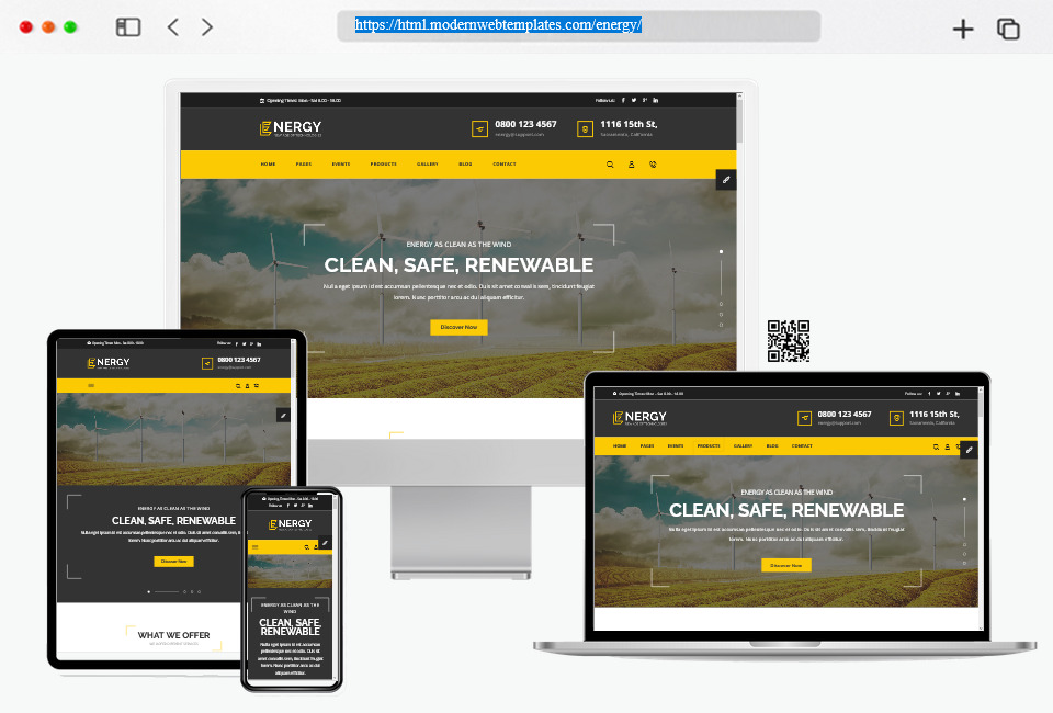 Top Wind & Solar Energy Website Templates for 2024 - freshDesignweb
