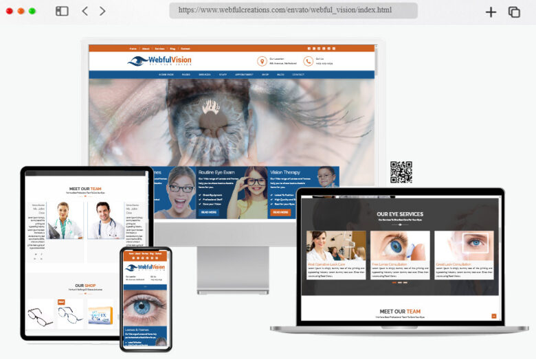 10+ Best Eye Care & Optometrist Website Templates 2025 - freshDesignweb