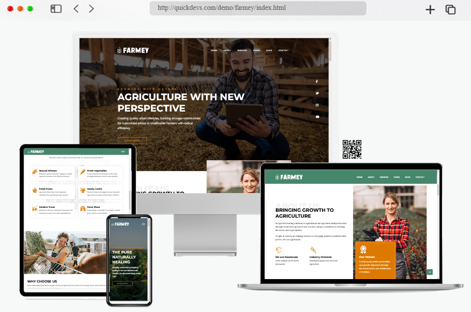 20+ Best Farm & Agriculture Website Templates for 2025 - freshDesignweb