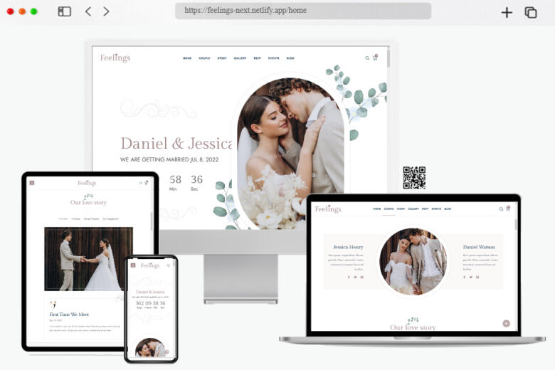 28 fresh Wedding Website Templates 2024 – freshDesignweb