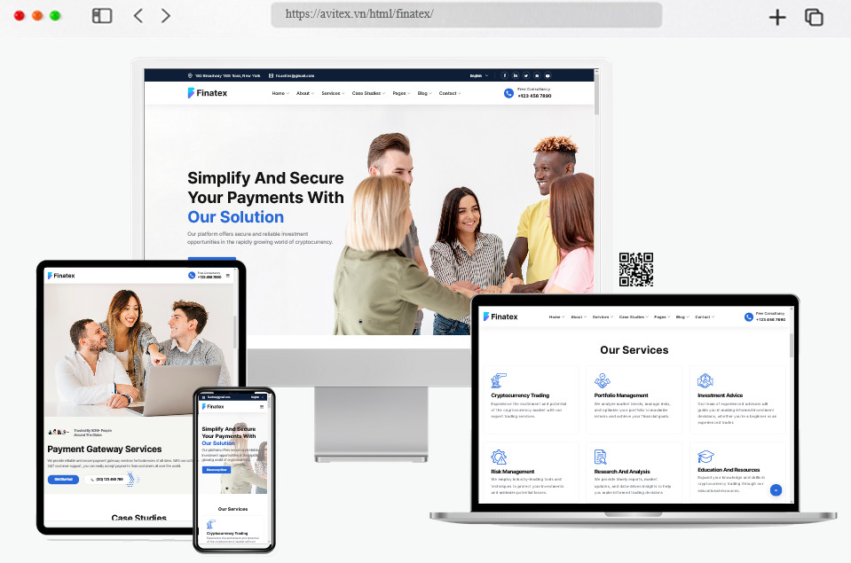 36 Best Financial Website Templates Free & Premium - freshDesignweb