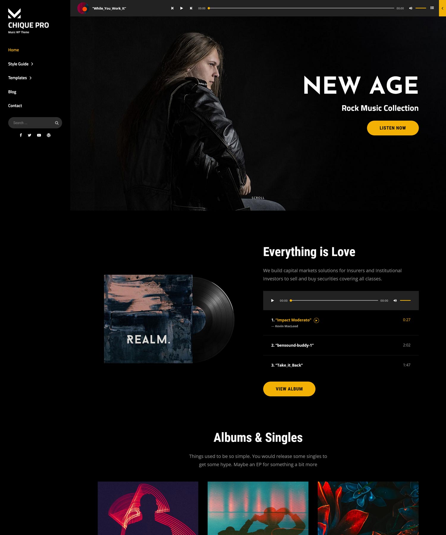 23 Best Free Music WordPress Themes 2024 - freshDesignweb