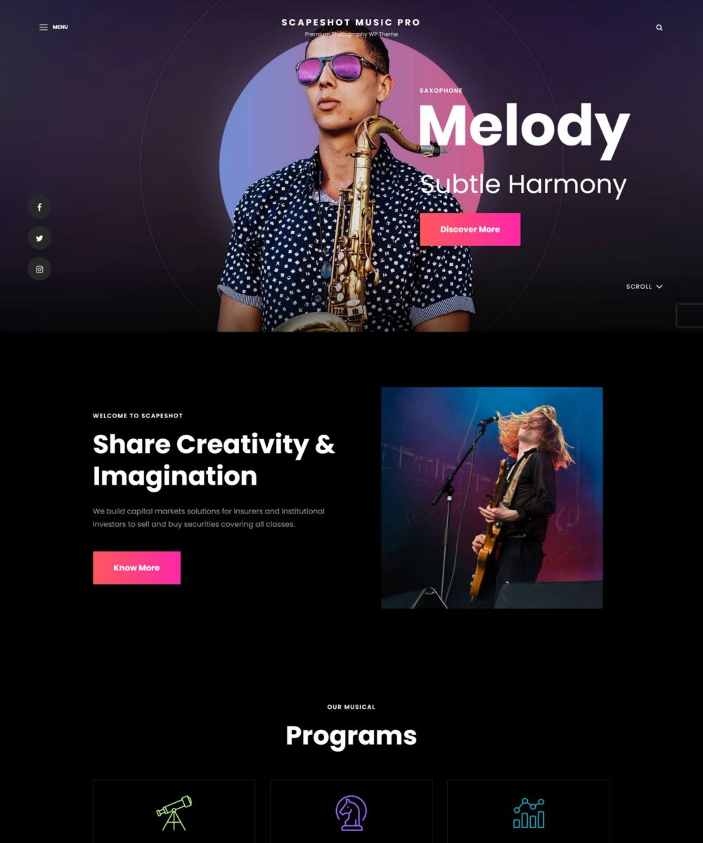 23 Best Free Music WordPress Themes 2024 - freshDesignweb