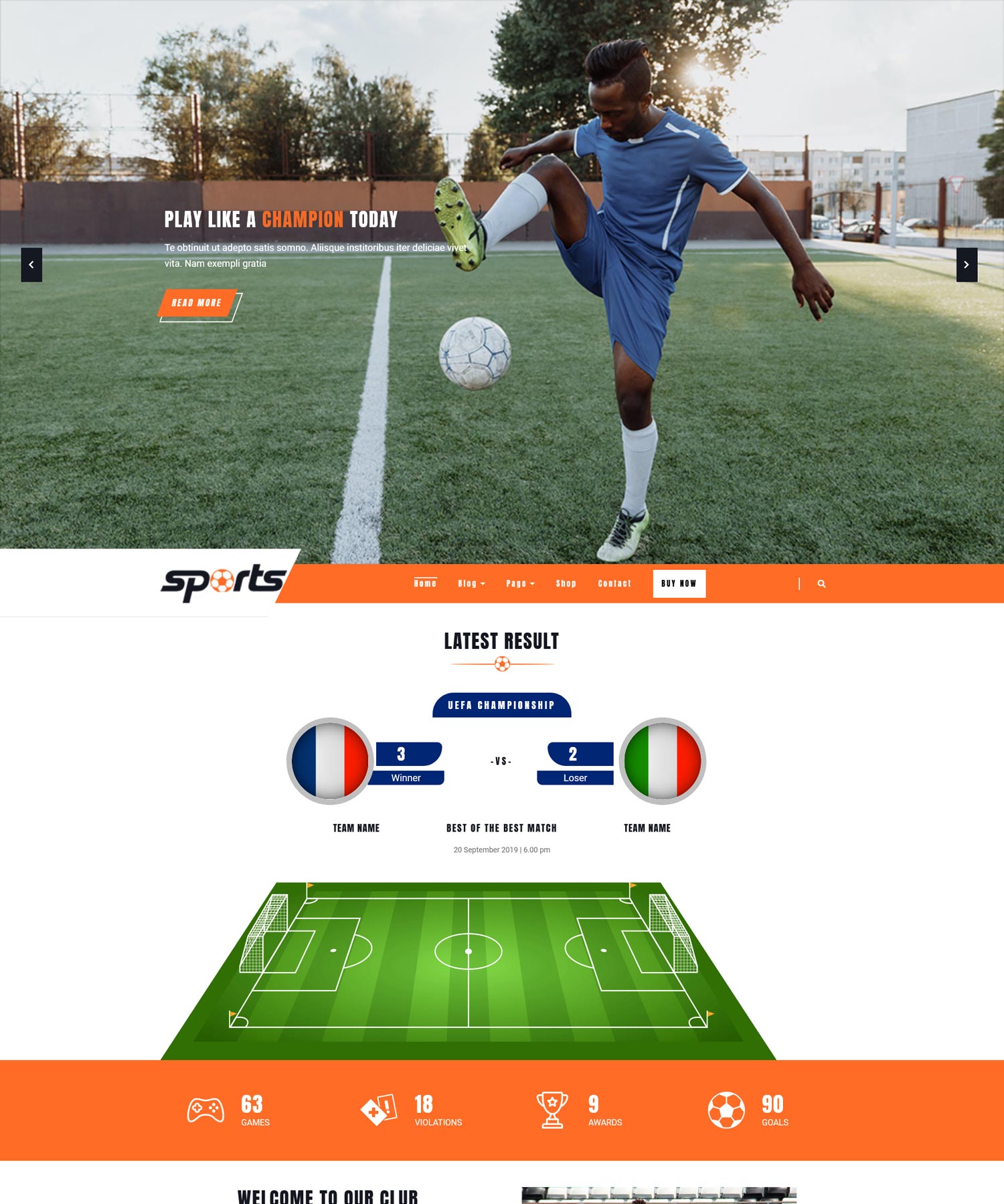 10+ Best Free Sports WordPress Themes for 2025 – freshDesignweb