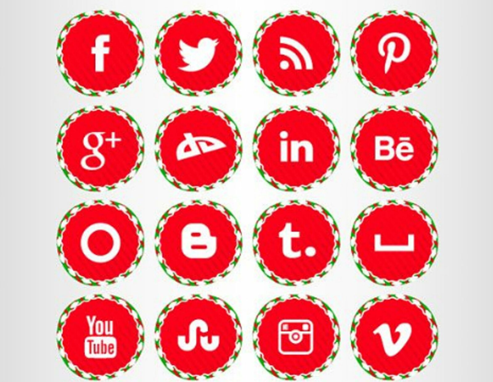 30 Free High Quality Christmas Icon Sets – freshDesignweb