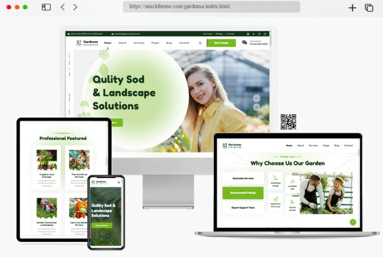 10+ Best Gardening and Landscaping Website Templates 2025 - freshDesignweb
