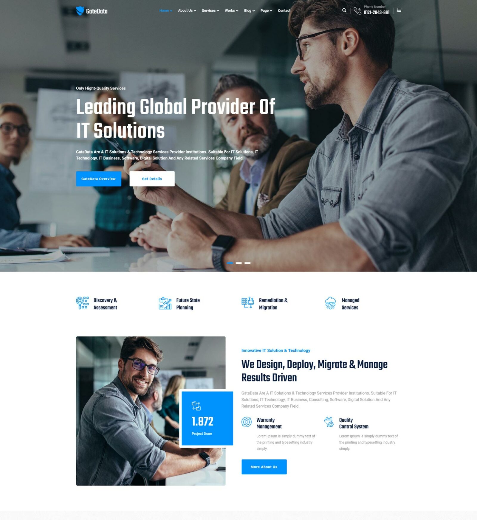 30 Best IT Company Website Templates 2024 - freshDesignweb