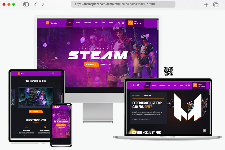 10+ Best Gaming Website Templates for 2025 - freshDesignweb