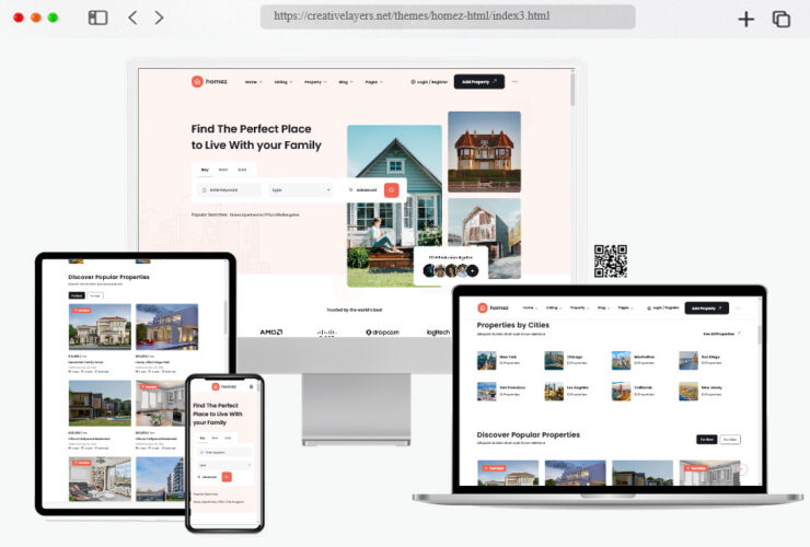 40+ Best Real Estate Website Templates Free & Premium - freshDesignweb