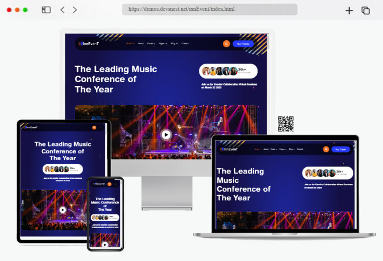 18 Best Event & Conference Website Templates 2024 – freshDesignweb
