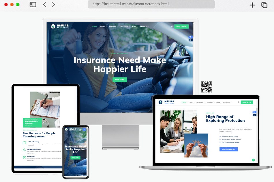 20+ Best Insurance Website Templates for 2025 - freshDesignweb