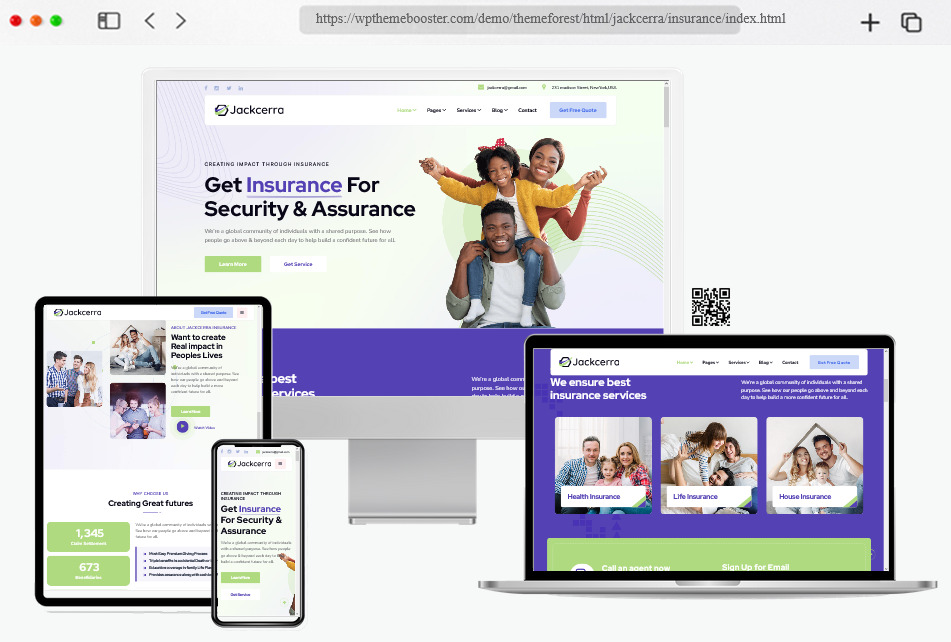 20+ Best Insurance Website Templates for 2025 - freshDesignweb