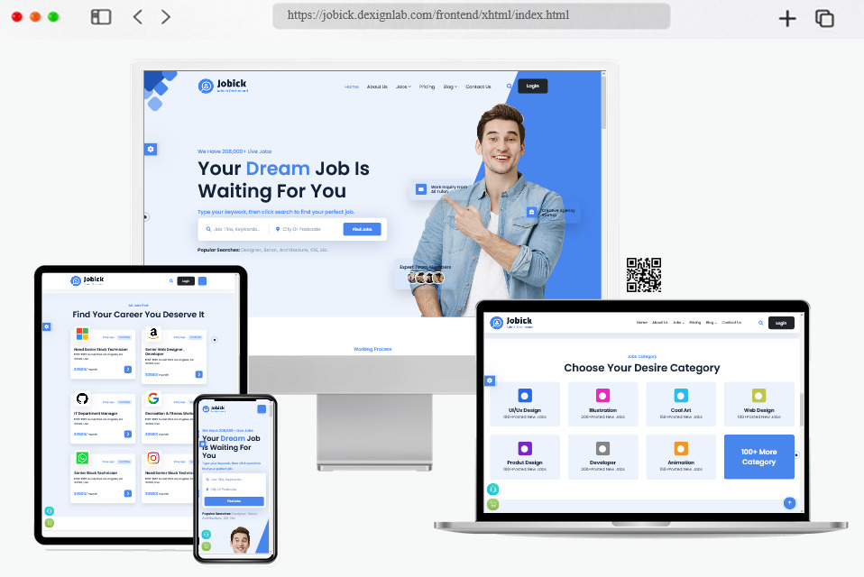 15+ Best Job Board Website Templates for 2025 - freshDesignweb